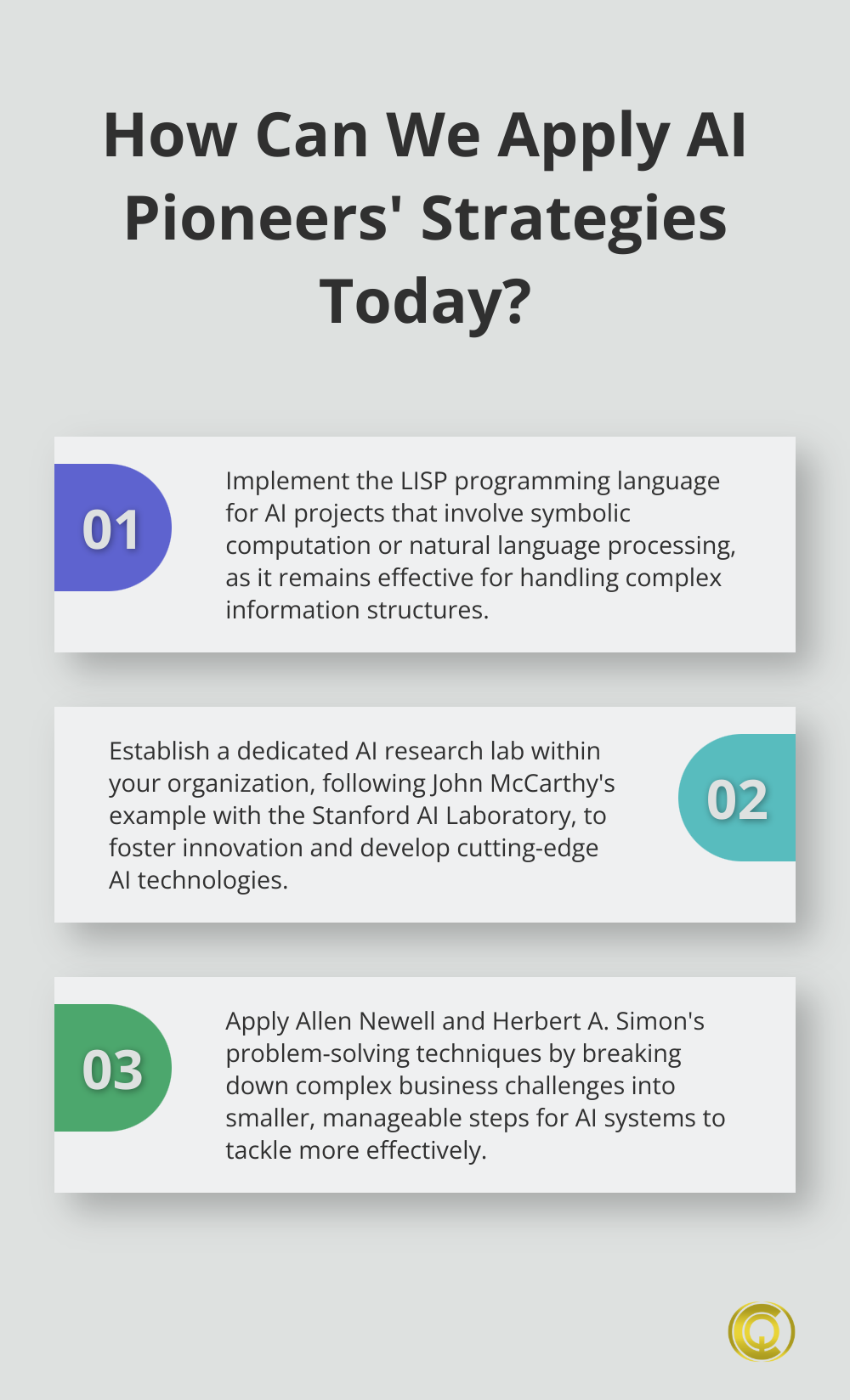 Infographic: How Can We Apply AI Pioneers' Strategies Today? - father ...